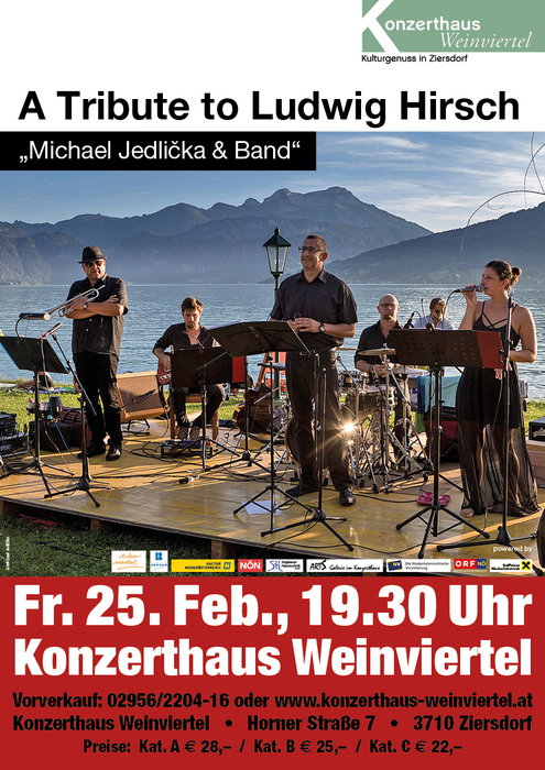 A Tribute to Ludwig Hirsch | Konzerthaus Weinviertel | Michael Jedlička ...